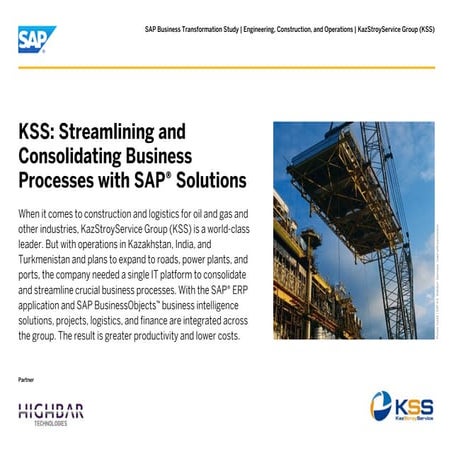 KazStroyService Group (KSS) | PDF