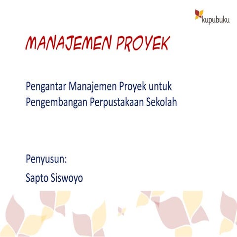 Manajemen Proyek | PPTX