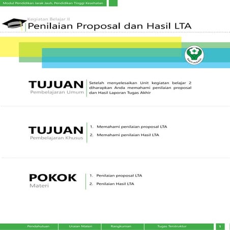 Penilaian Proposal dan Hasil LTA | PDF