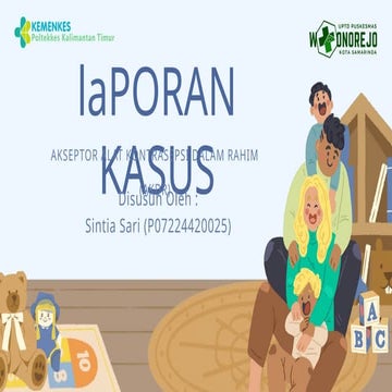 Presentasi tentang KB AKDR dalam kesehatan kebidanan | PPTX