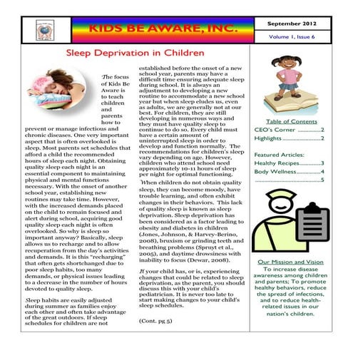 Importance of sleep for children's development | PPTX