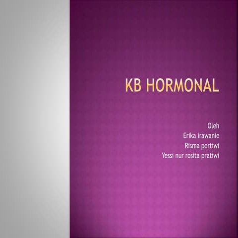 Kb hormonal nnn | PPT