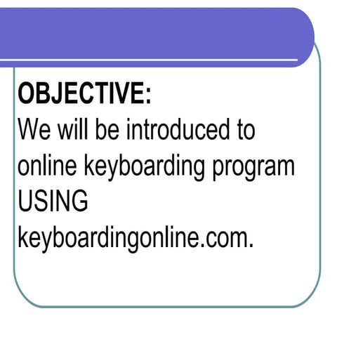 Keyboarding Lesson 1 | PPT