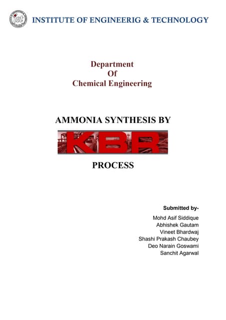 Ammonia synthesis converter | PDF