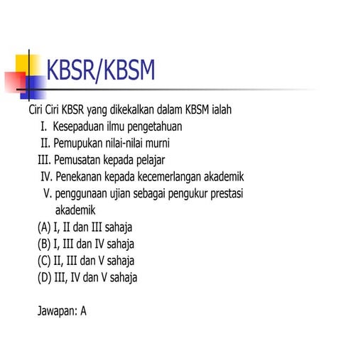 Kbsr | PPT