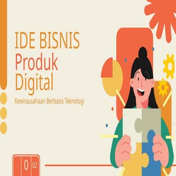 BMC (Bisnis Model Canvas) - Produk Digital | PPT