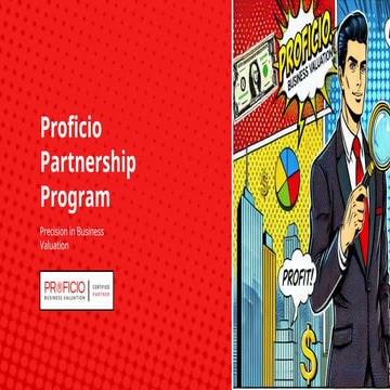 Proficio Business Valuation: Partnership Program | PPT