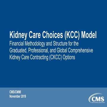 Webinar: Comprehensive Kidney Care Contracting (CKCC) Model Options ...