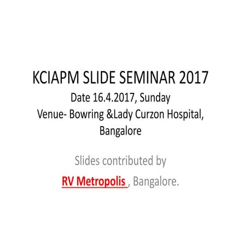 Kciapm SLIDE SEMINAR APRIL 2017 | PPTX