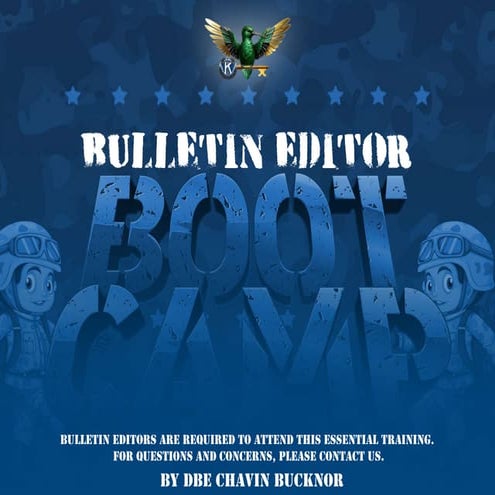 KEY CLUB JA - BULLETIN EDITOR BOOT CAMPO | PDF