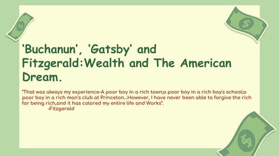 The great gatsby | PPTX