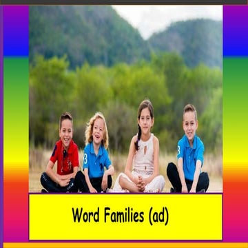 Word Family (ad) | PPTX