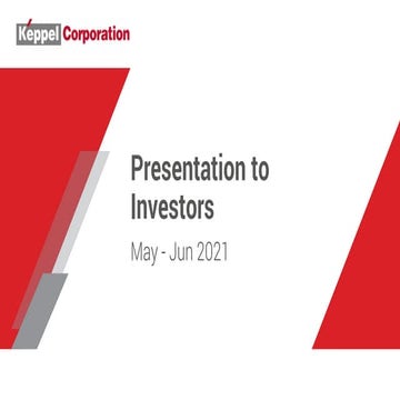 Presentation Slides for Investor Meetings, May - Jun 2021 | PPT