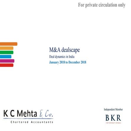 KCM M&A Dealscape 2018 | PPT