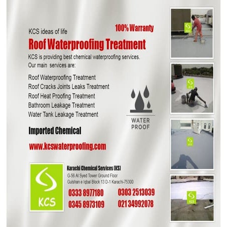 Roof Waterproofing Services Karachi | PDF