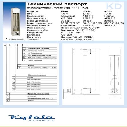 Расходомеры ( Ротаметр) типа KD | PDF | Chemistry | Science