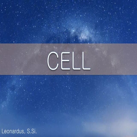 Cell | PPT