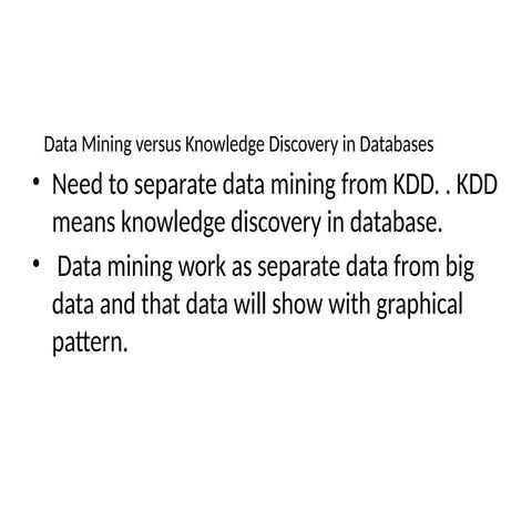 Kdd Vs Database For Data Mining Btech Pptx Ppt 8580