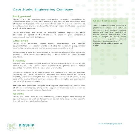 Case Study : Engineering Company | PDF | Business | Business and Finance