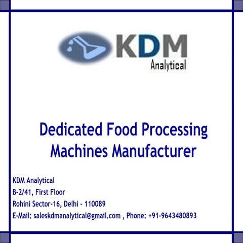 Kdm analytical ppt | PPT