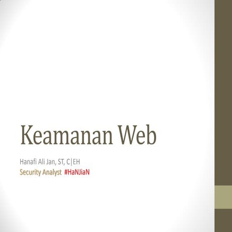 Keamanan web | PDF