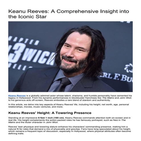 Keanu Reeves_ A Comprehensive Insight into the Iconic Star.docx