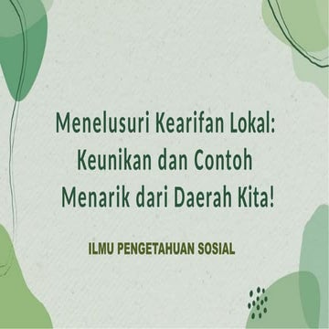 Kearifanlokal Kelompok Faiz Pptx