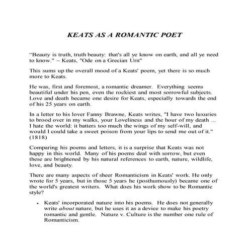 Keats as-a-romantic-poet | DOCX