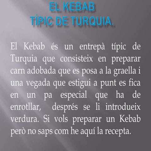 Kebab | PPTX