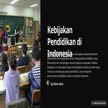 Policy Brief: Mewujudkan Pendidikan Bermutu di setiap Satuan Pendidikan ...