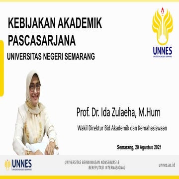 KEBIJAKAN AKADEMIK UNNES Power Point Presentation | PPTX