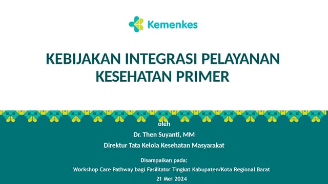 Integrasi Layanan Primer di Puskesmas, Pustu, dan Posyandu | PDF