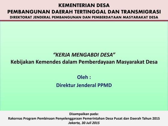 Powerpoint desa | PPTX