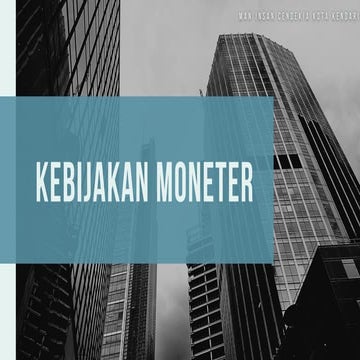 KEBIJAKAN MONETER.pdf iiiiiiiiiiiiiiiiiiiiiiiiiiiiiiiiiii | PDF