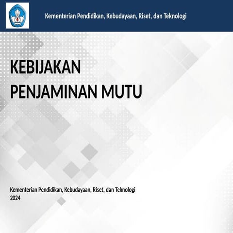 KEBIJAKAN PENJAMINAN MUTU Perguruan tinggi.pptx
