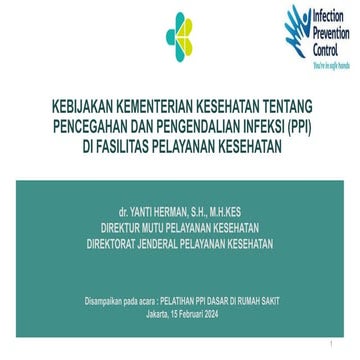 Kebijakan Pengendalian Penyakit Infeksi di fasyankes | PDF