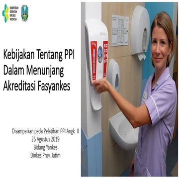 HAIs - PROGRAM PPI- KEBIJAKANA PEMERINTAH | PPTX