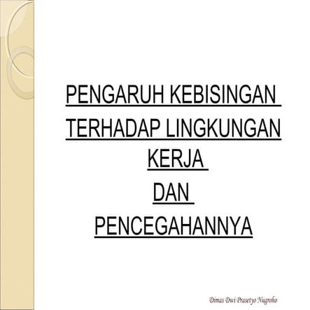 Kebisingan | PPT