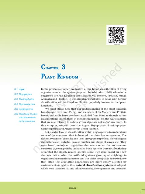 Grade 11 biology plant kingdom | PPTX