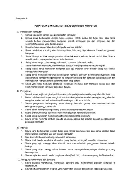 Program lab komputer smp 14 | DOC