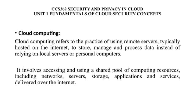 Infrastructure Security in Cloud Computing: Essential Tools and Techniques | PDF