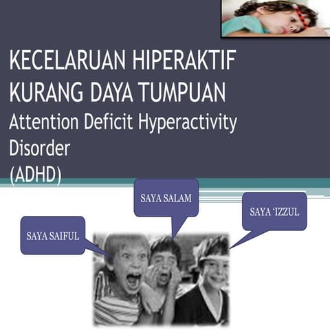 Kecelaruan hiperaktif | PPTX