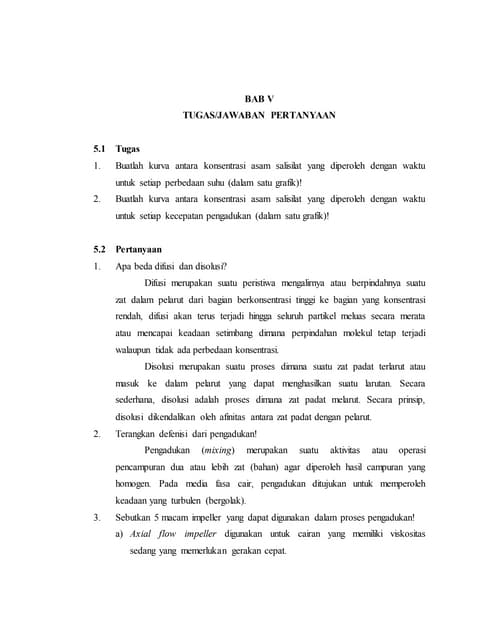 Operasi Teknik Kimia. Pencampuran / Mixing | PPT