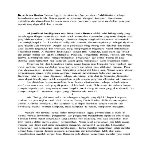 Artificial Intelligence Doc. | DOCX