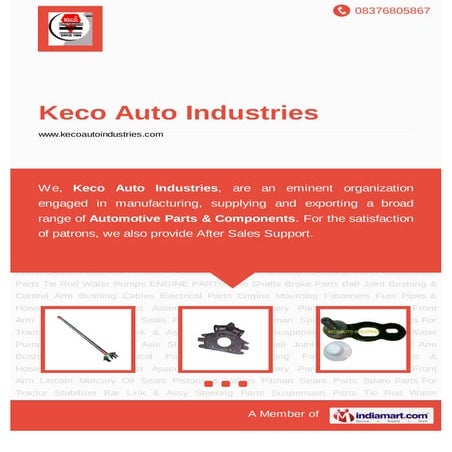 Keco Auto Industries, New Delhi, Electrical Parts | PDF
