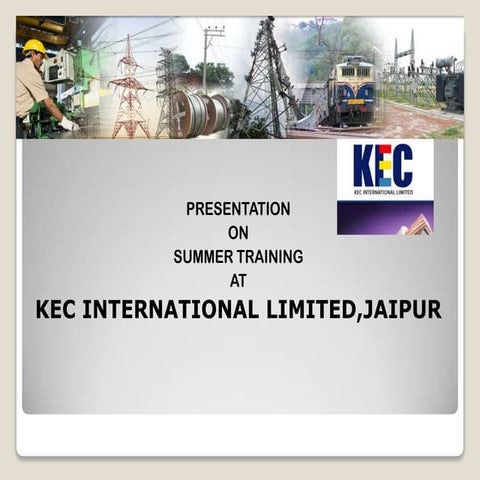 KEC INTERNATIONAL LIMITED,JAIPUR | PPTX