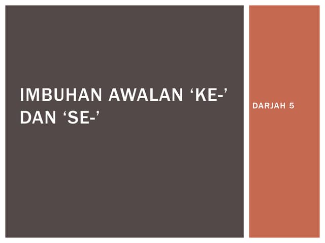 Imbuhan awalan 'ter ' | PPTX