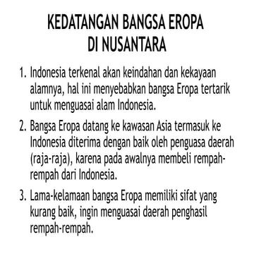 KEDATANGAN BANGSA EROPA.pptx yang mmebuat | PPTX