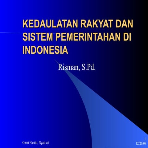 Kedaulatan | PPT
