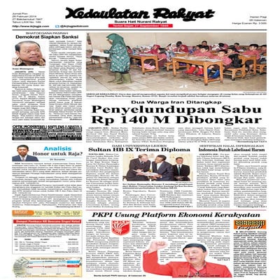 Kedaulatan Rakyat 28 Februari 2014 | PDF